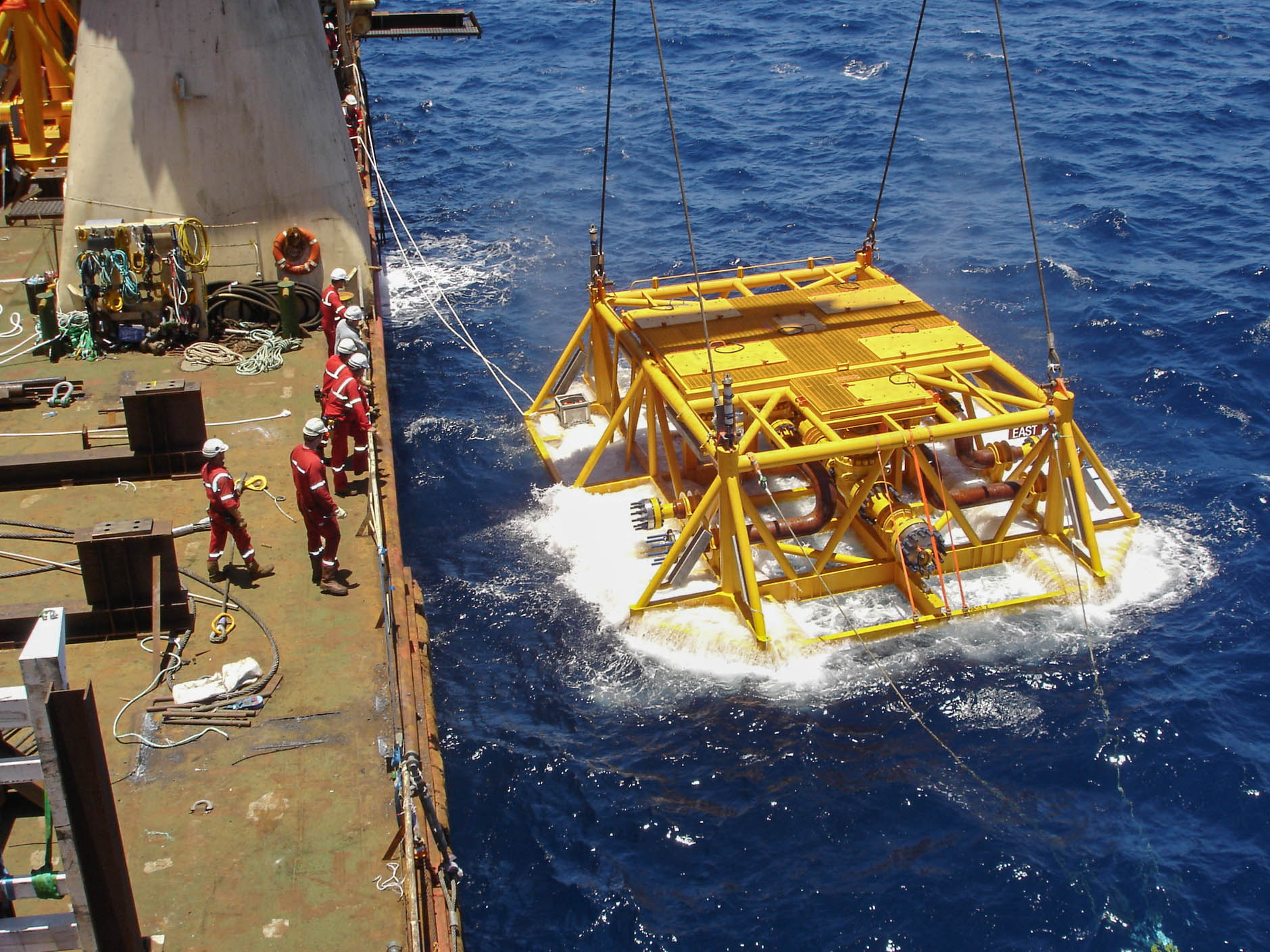 Perseus over Goodwyn Subsea Fab - Altrad Australia